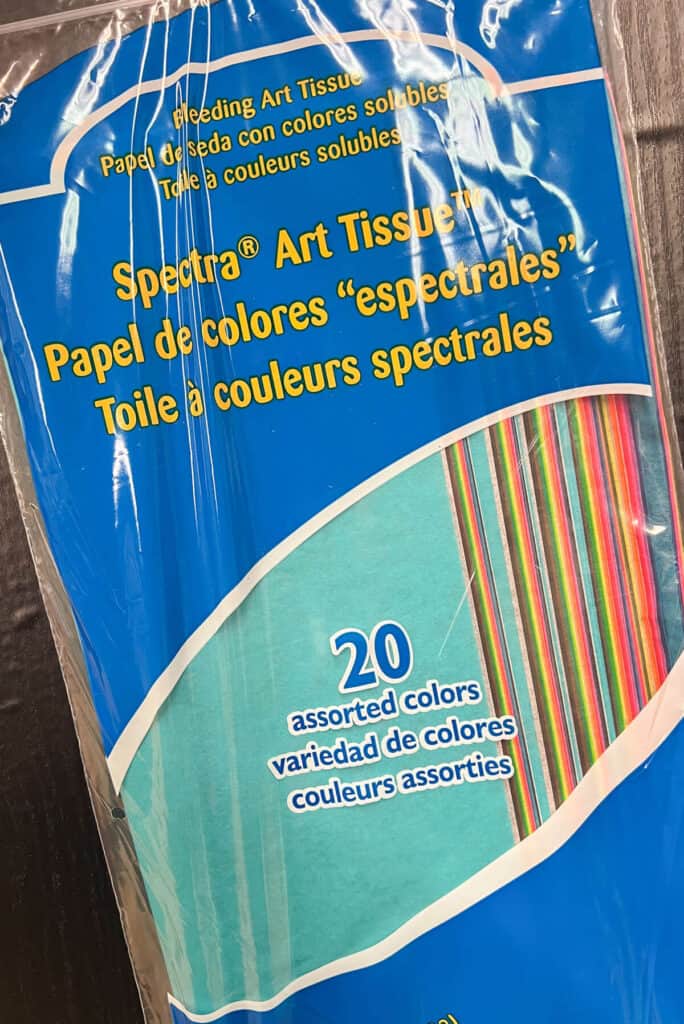 How To Paint With Tissue Paper - Crafty Art Ideas