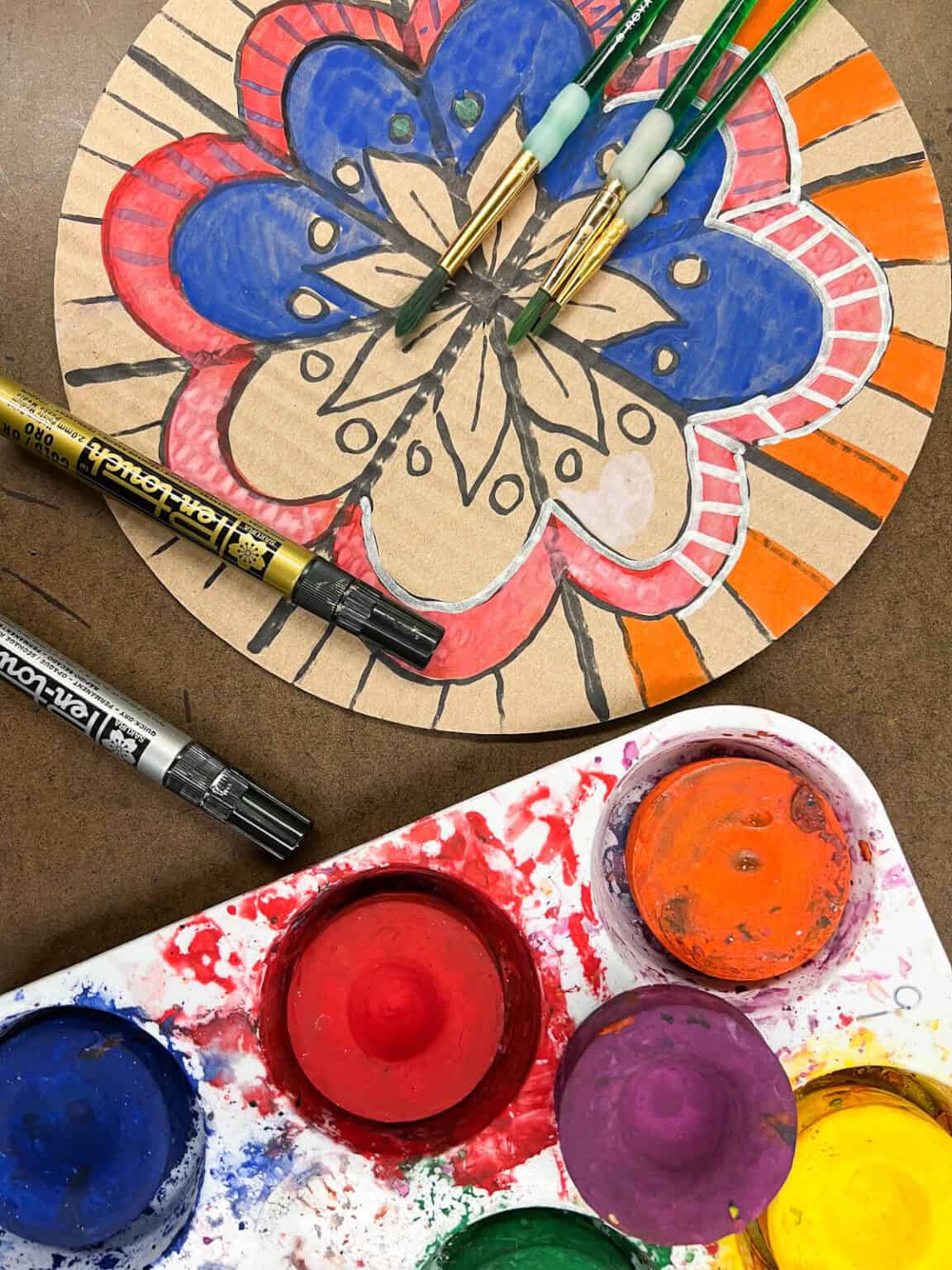 Easy Mandala Art For Kids and Beginners - Crafty Art Ideas