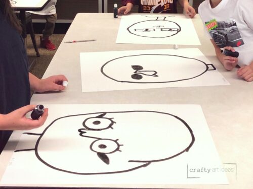 How To Use Ink Daubers With Kids - Crafty Art Ideas