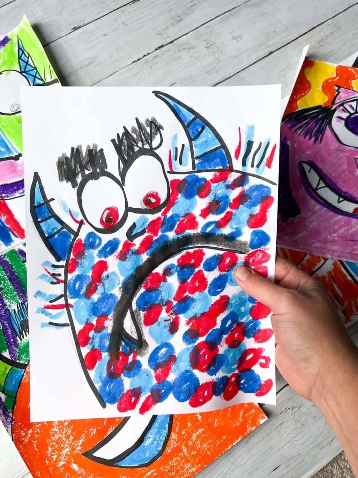 Color Monster Craft for Kids: Teach Emotional Intelligence with a ...