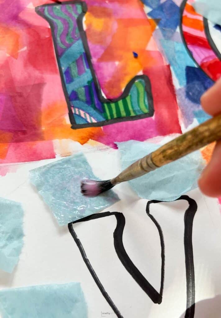 Easy Word Art Project Idea For Kids - Crafty Art Ideas