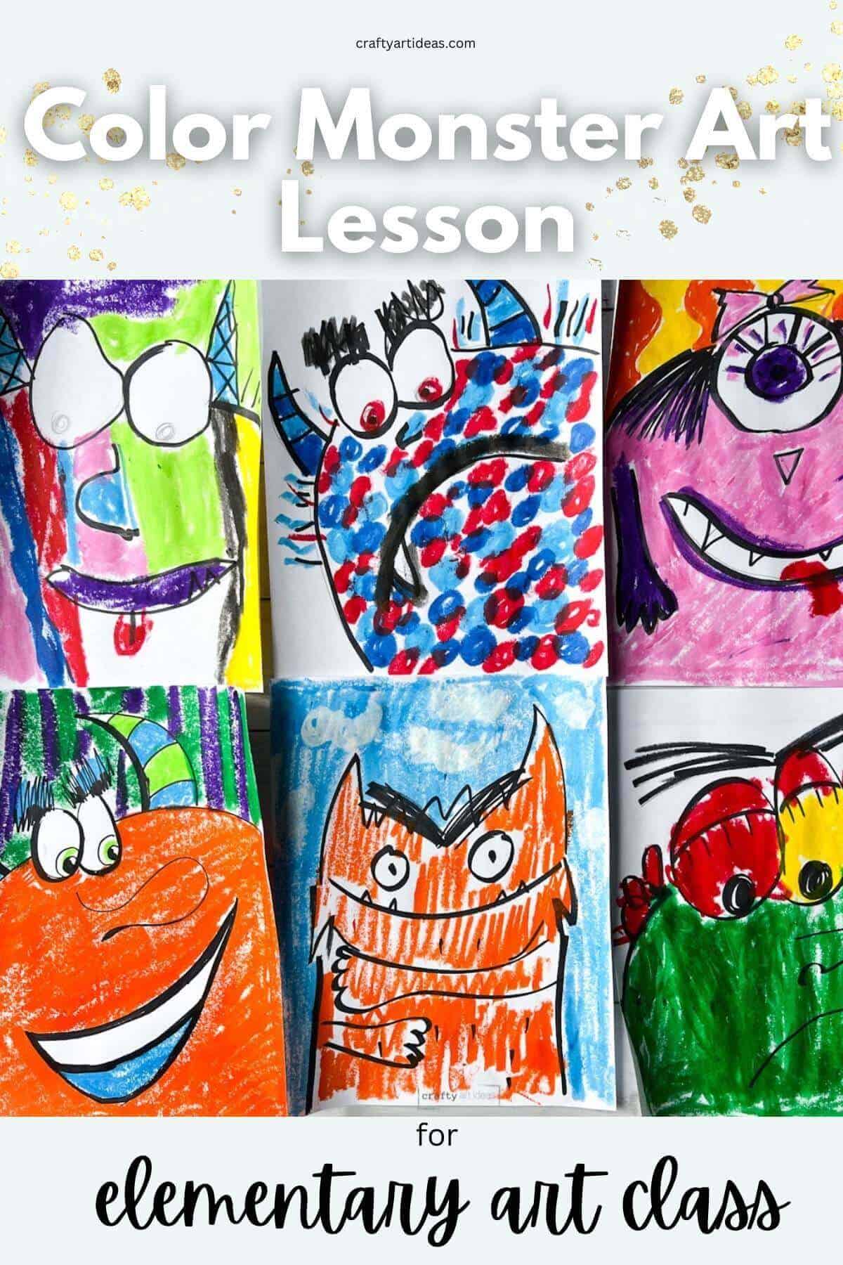 Color Monster Craft for Kids: Teach Emotional Intelligence with a ...