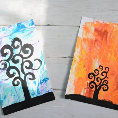 Unique Klimt Tree Of Life Art Lesson - Crafty Art Ideas