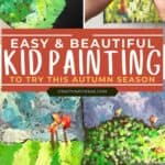 Easy Textured Landscape Painting Idea For Kids - Crafty Art Ideas