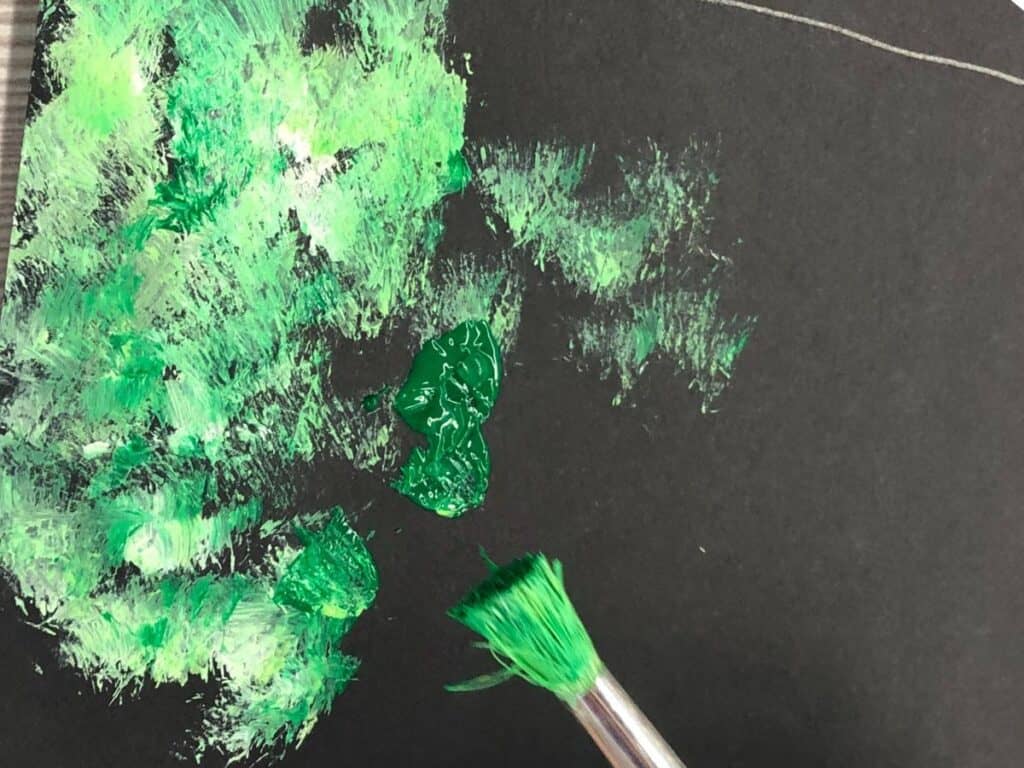 Easy Textured Landscape Painting Idea For Kids - Crafty Art Ideas