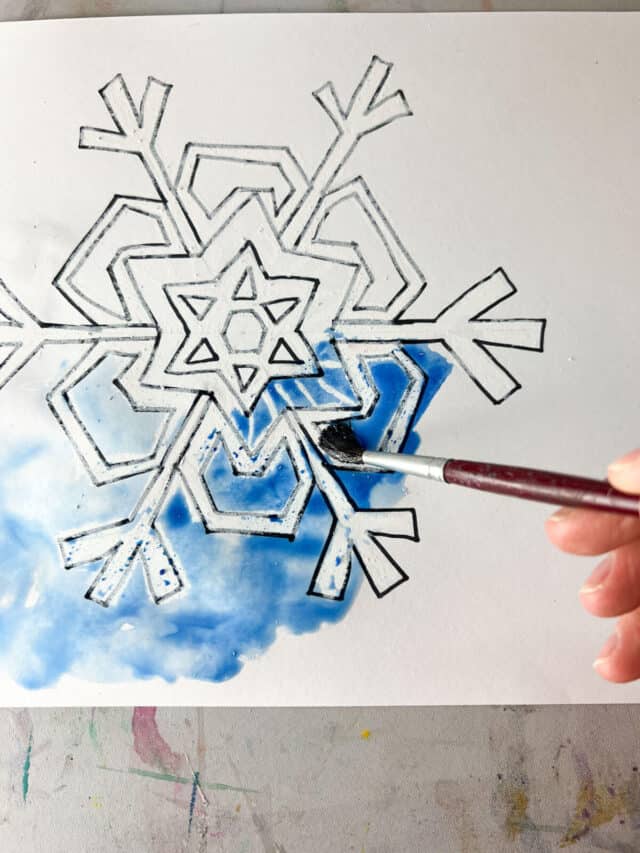 How To Make A Simple Snowflake Drawing - Crafty Art Ideas
