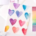 Easy Valentine's Day Watercolor Painting Idea - Crafty Art Ideas