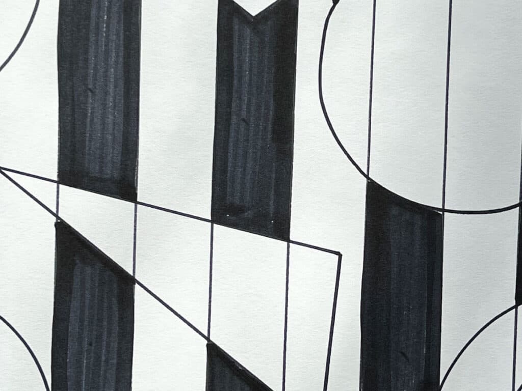 Easy Black and White Op Art Drawing Tutorial - Crafty Art Ideas