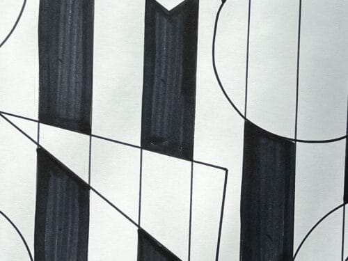 Easy Black and White Op Art Drawing Tutorial - Crafty Art Ideas