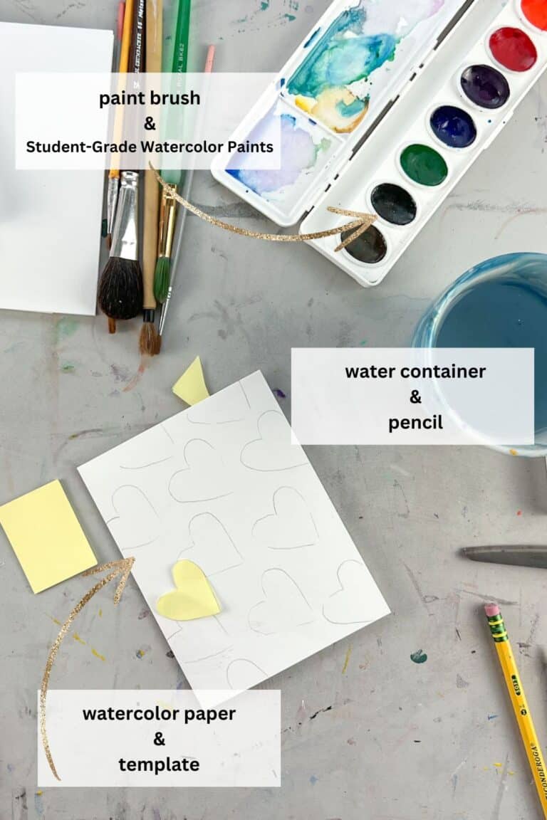 Easy Valentine's Day Watercolor Painting Idea - Crafty Art Ideas