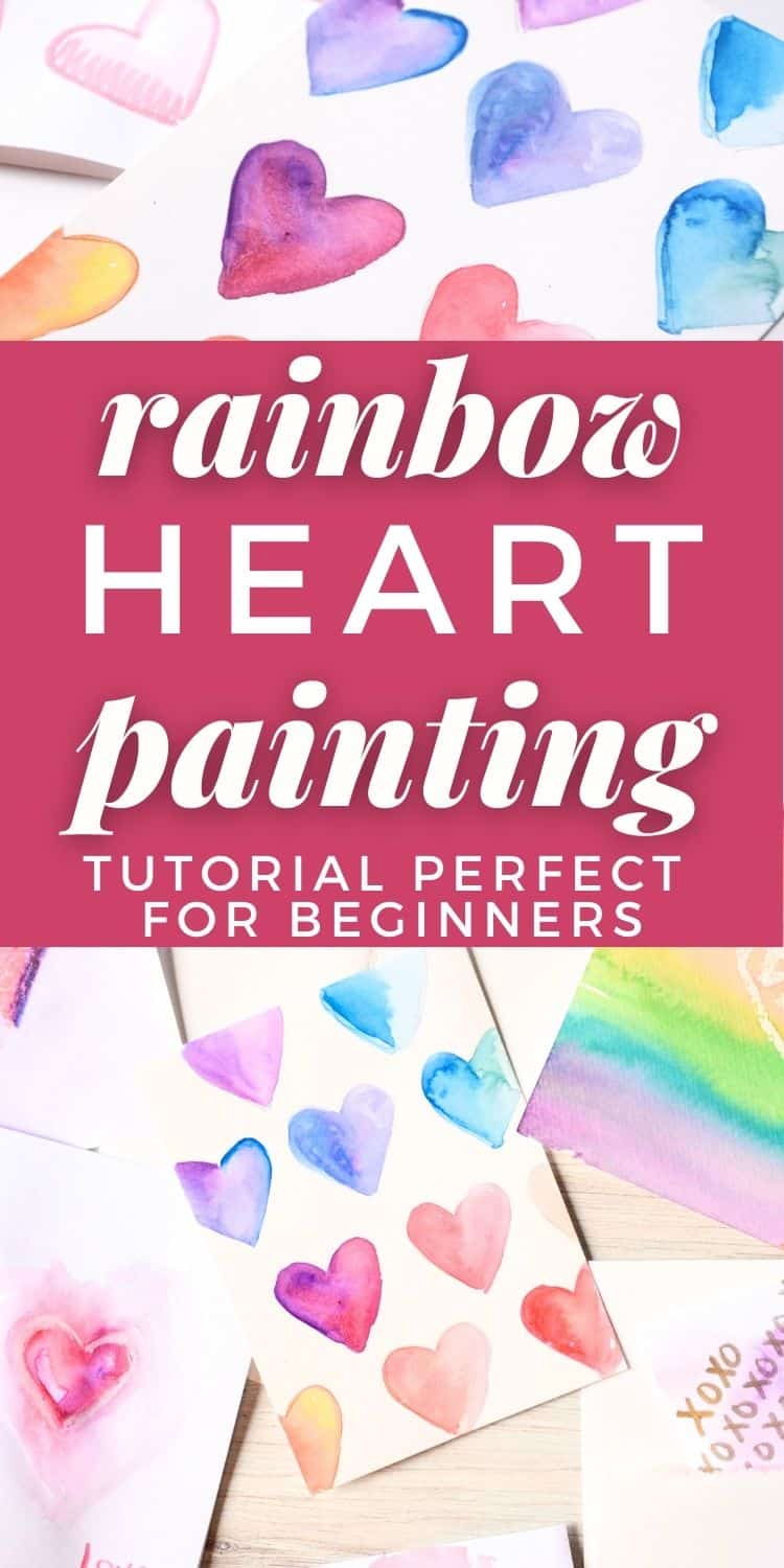 Easy Valentine's Day Watercolor Painting Idea - Crafty Art Ideas