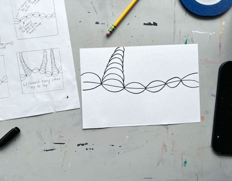 Fun Op Art Drawing For Kids & Beginners - Crafty Art Ideas