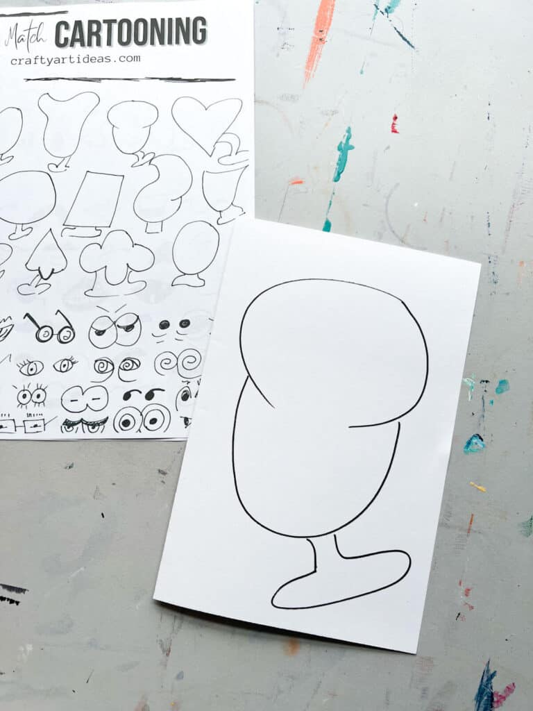 Cartoon Drawing Step-By-Step For Kids (With Free Guide) - Crafty Art Ideas