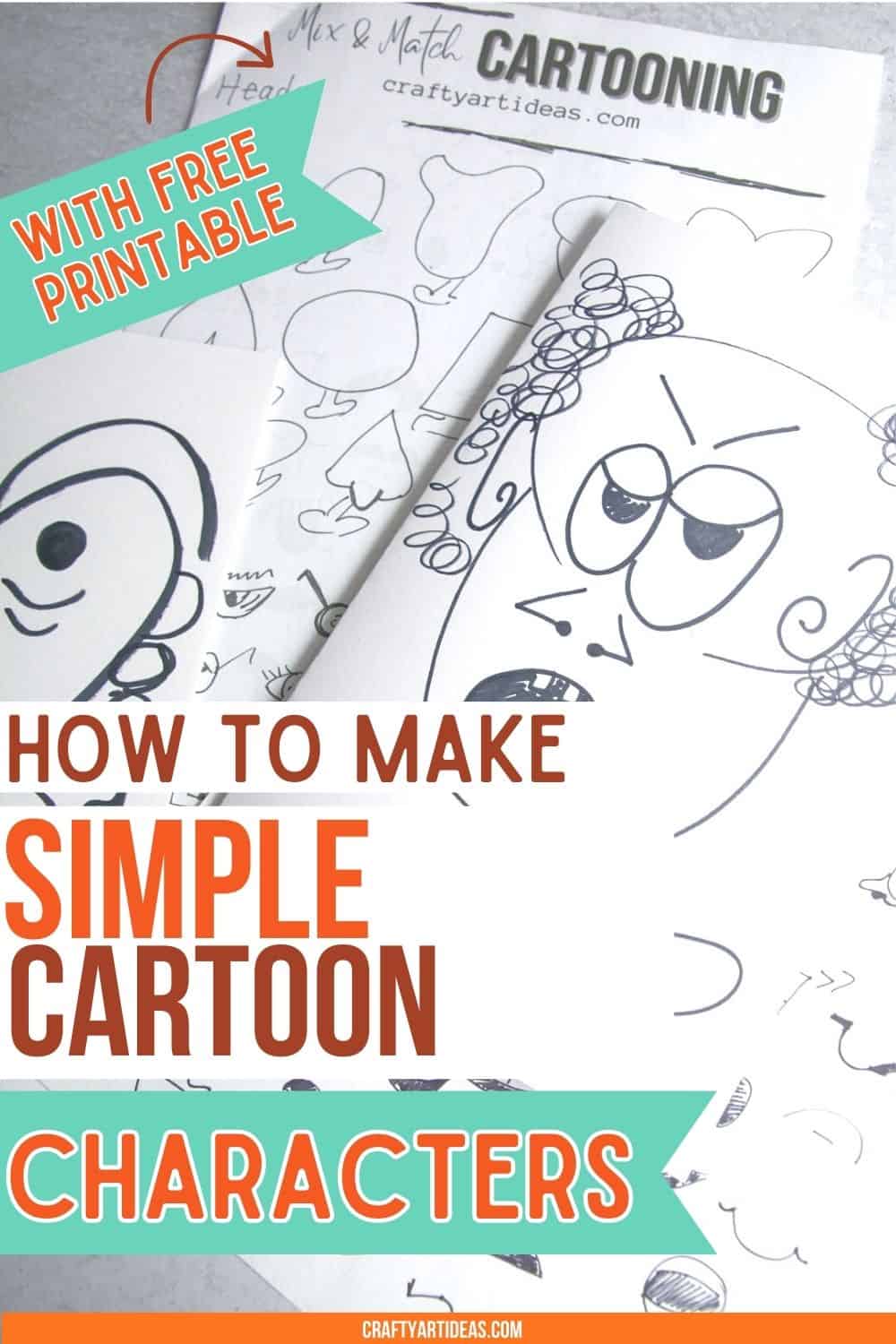Cartoon Drawing For Kids With Step-By-Step Instructions And Free Guide ...