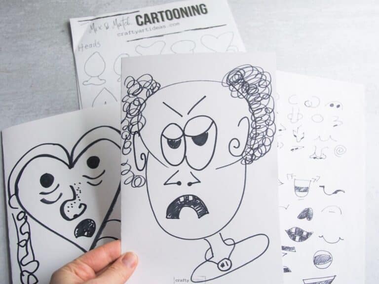Cartoon Drawing For Kids With Step-By-Step Instructions And Free Guide ...