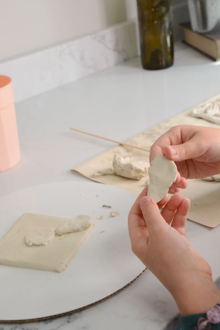 Easy Clay Relief Tile Art Lesson - Crafty Art Ideas