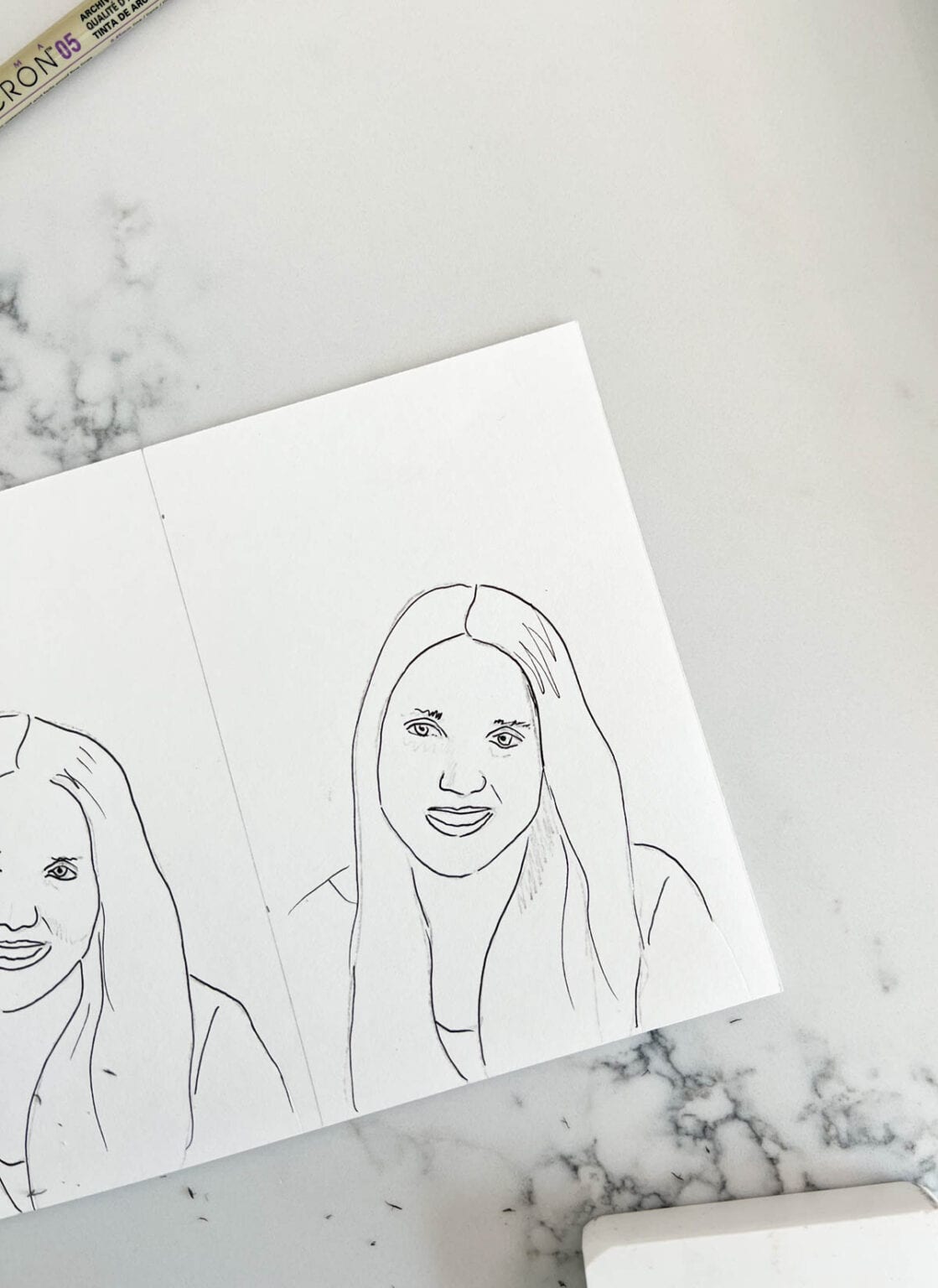 How To Easily Draw People With This Basic Portrait Sketch Technique ...