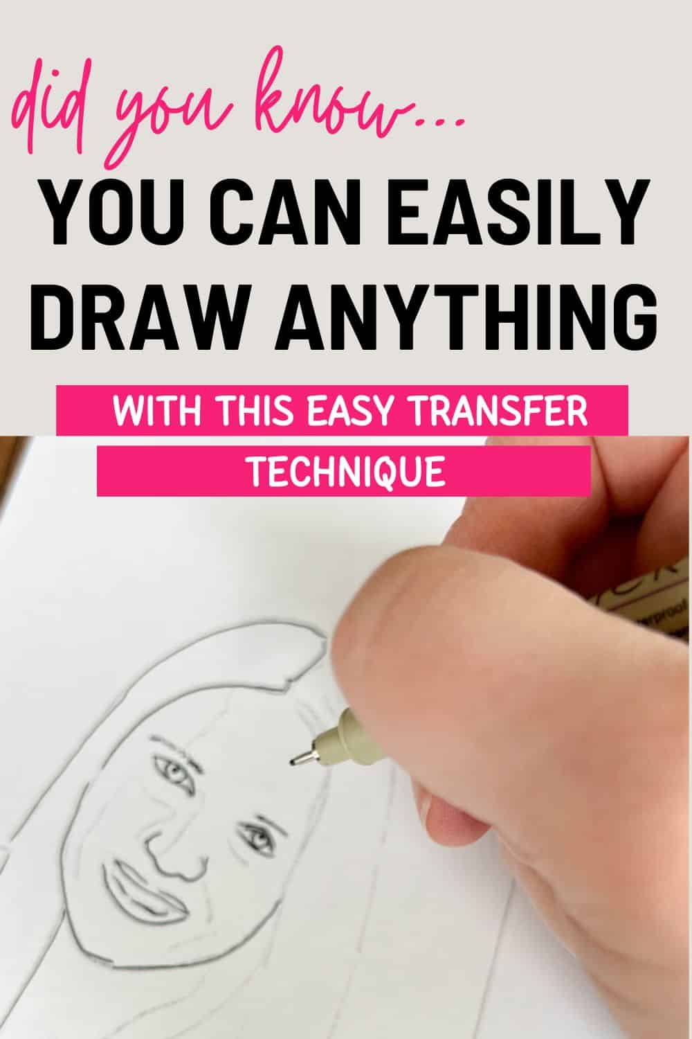 How To Easily Draw People With This Basic Portrait Sketch Technique ...