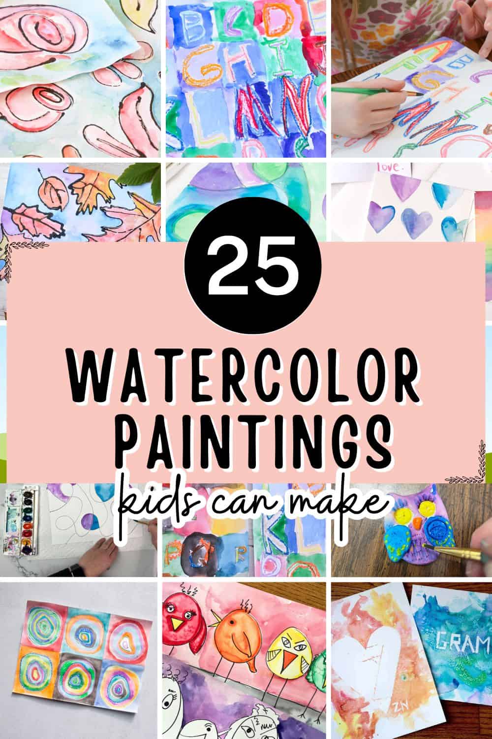 27+ Watercolor Painting Ideas For Kids That Are Simple and Easy ...
