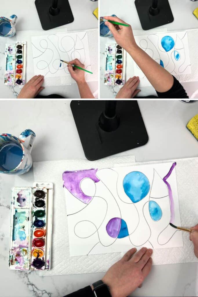 The Easiest Abstract Art Project For Kids - Crafty Art Ideas