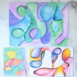 The Easiest Abstract Art Project For Kids - Crafty Art Ideas