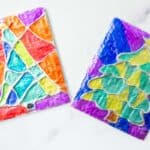 Fun Christmas Foil Art Project For Kids - Crafty Art Ideas