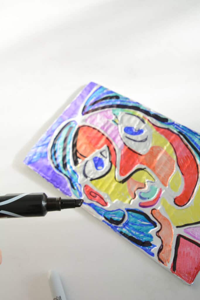 Cool Picasso Inspired Portrait Art Project For Kids - Crafty Art Ideas