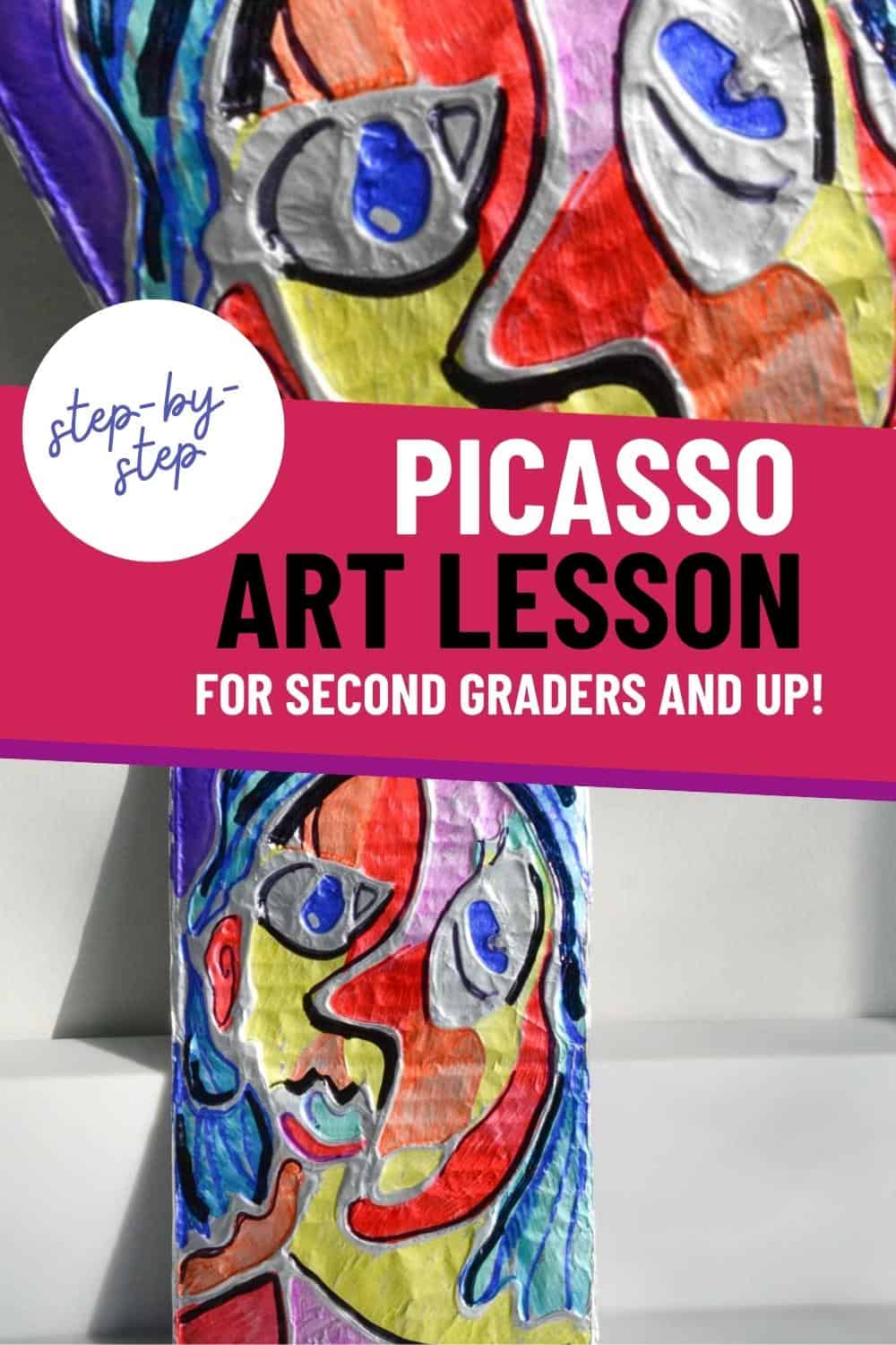 Cool Picasso Inspired Portrait Art Project For Kids - Crafty Art Ideas