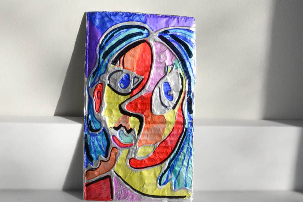 Cool Picasso Inspired Portrait Art Project For Kids - Crafty Art Ideas