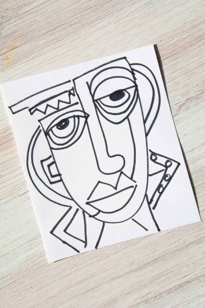 How To Draw Picasso Inspired Abstract Portraits With Kids - Crafty Art ...