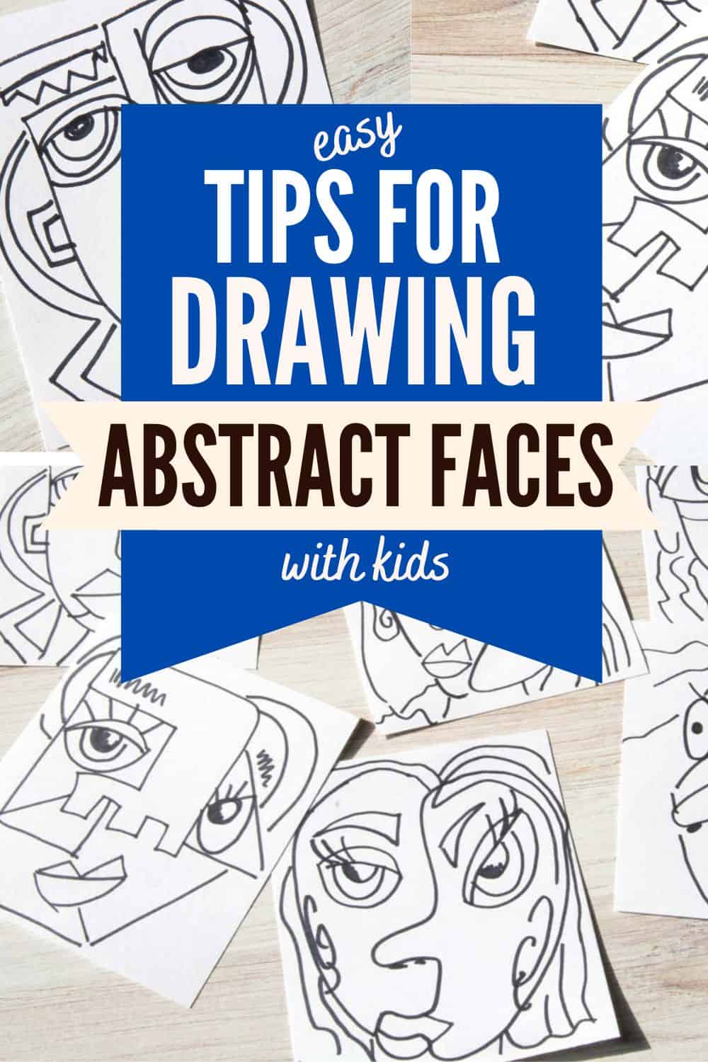 How To Draw Picasso Inspired Abstract Portraits With Kids - Crafty Art ...