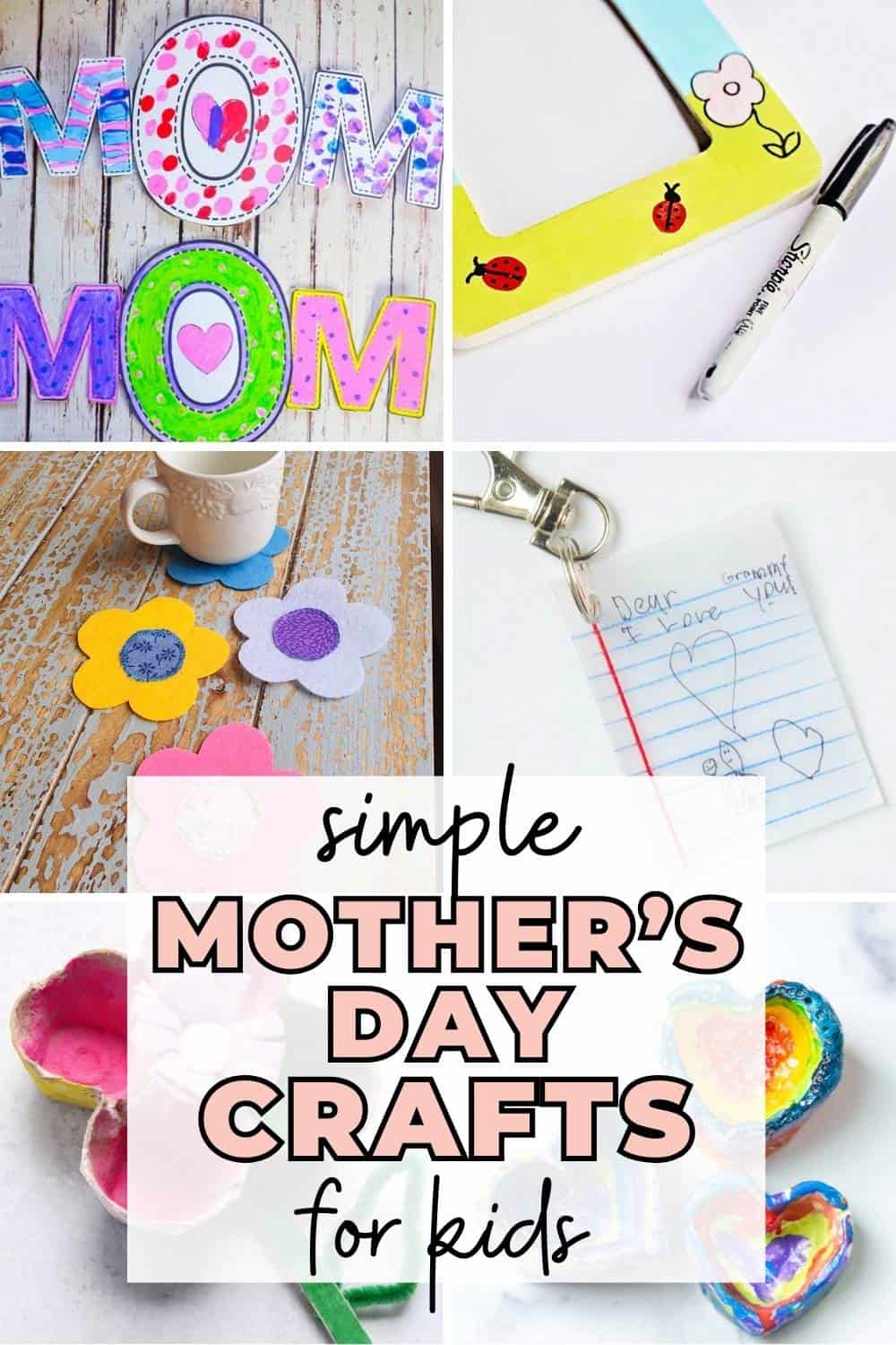 25+ Cute Mother's Day Crafts For Kids - Crafty Art Ideas