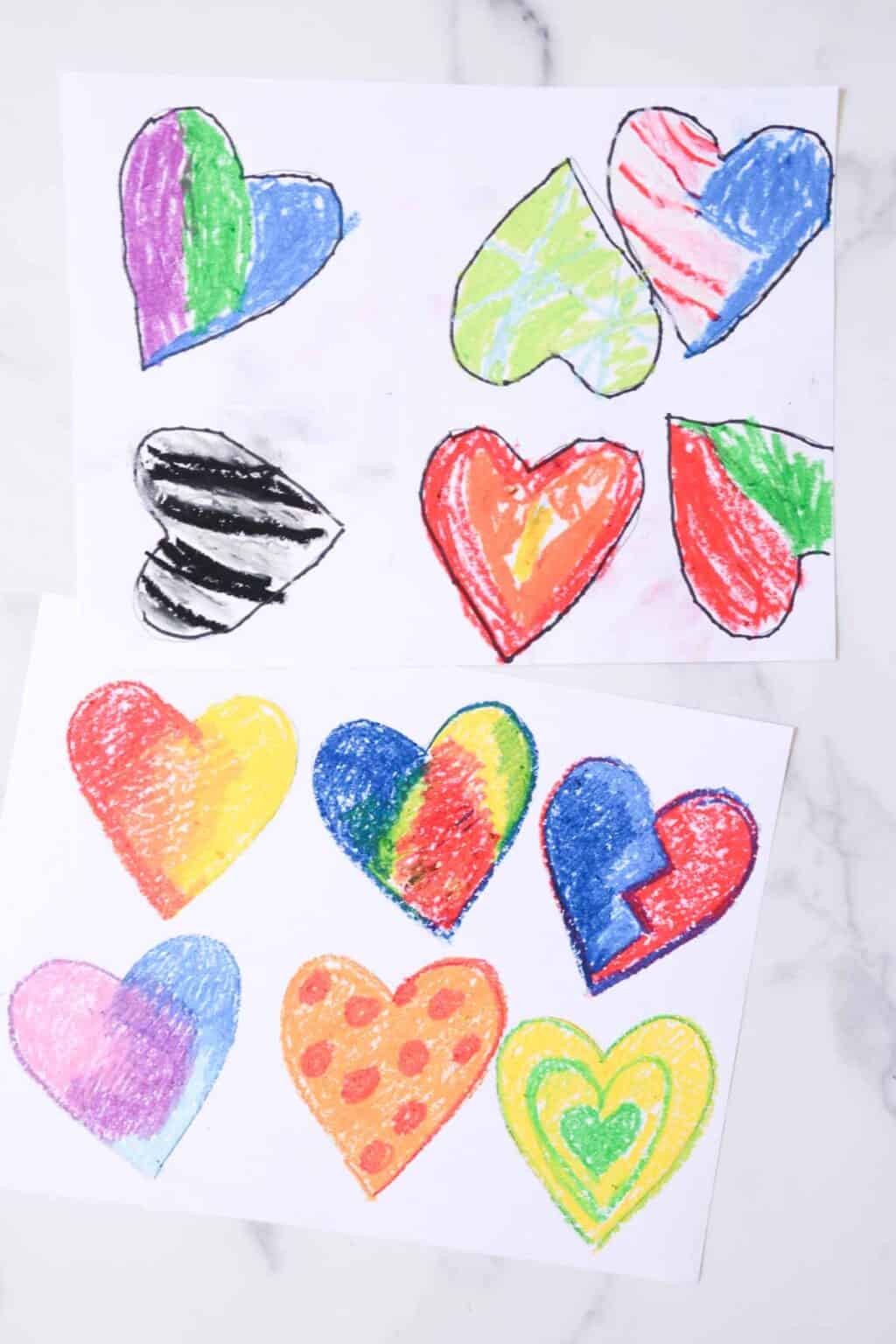 Simple & Easy Jim Dine Art For Kids - Crafty Art Ideas