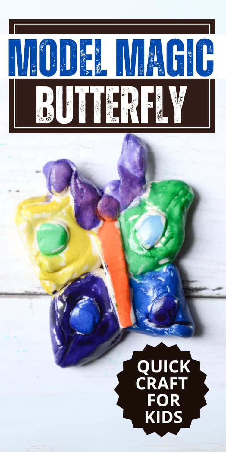 Simple 3-D Model Magic Butterfly Sculpture For Kids - Crafty Art Ideas