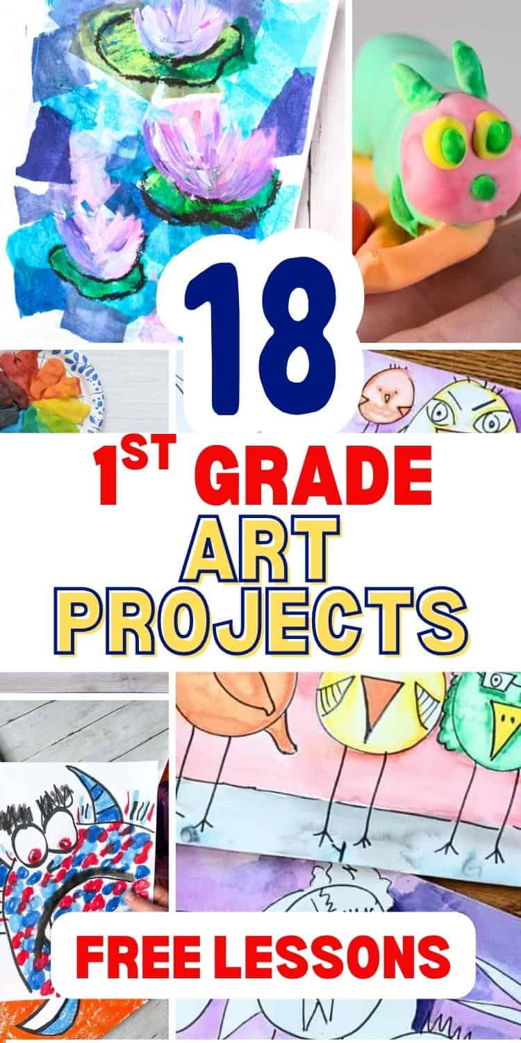18+ Creative 1st Grade Art Projects Kids Love - Crafty Art Ideas