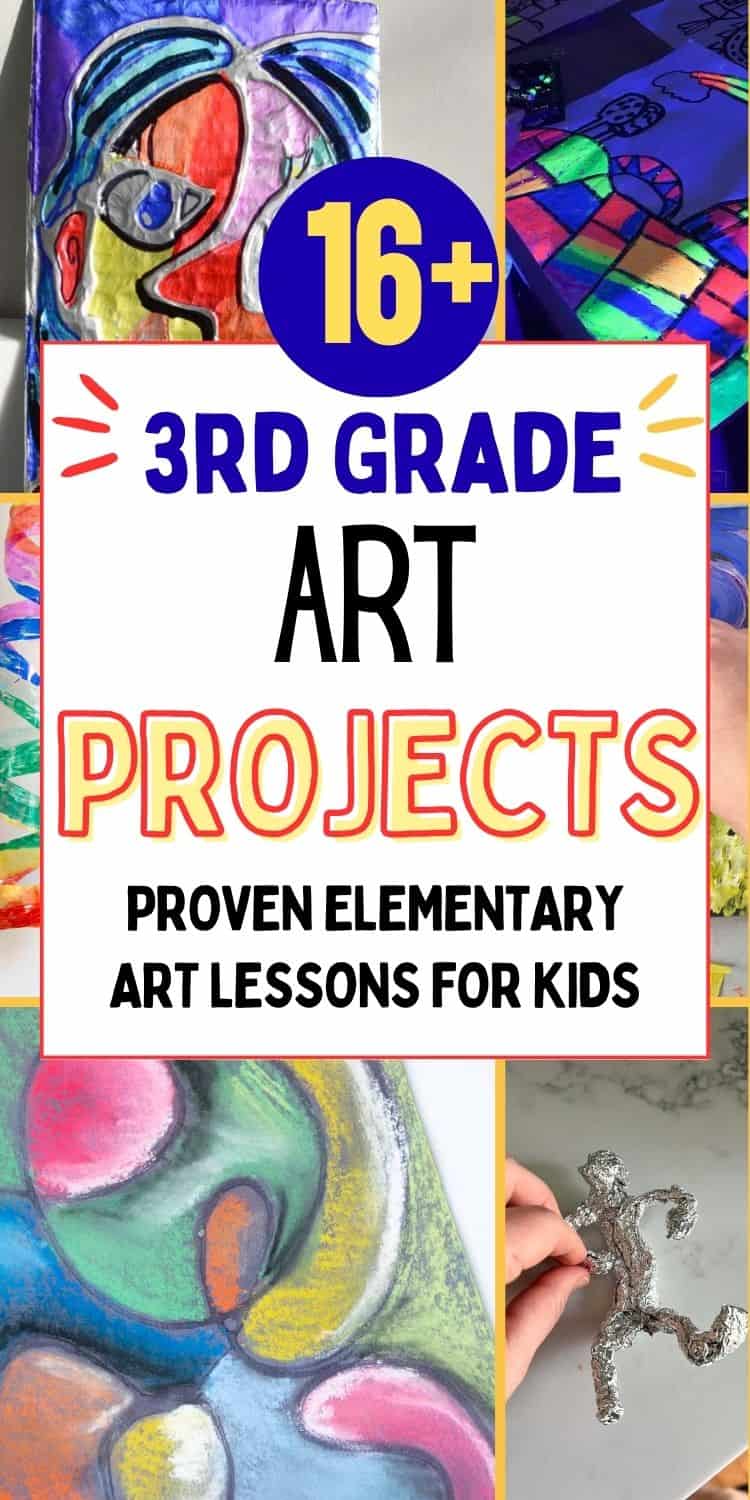 16+ Inspiring 3rd Grade Art Projects Kids Love - Crafty Art Ideas