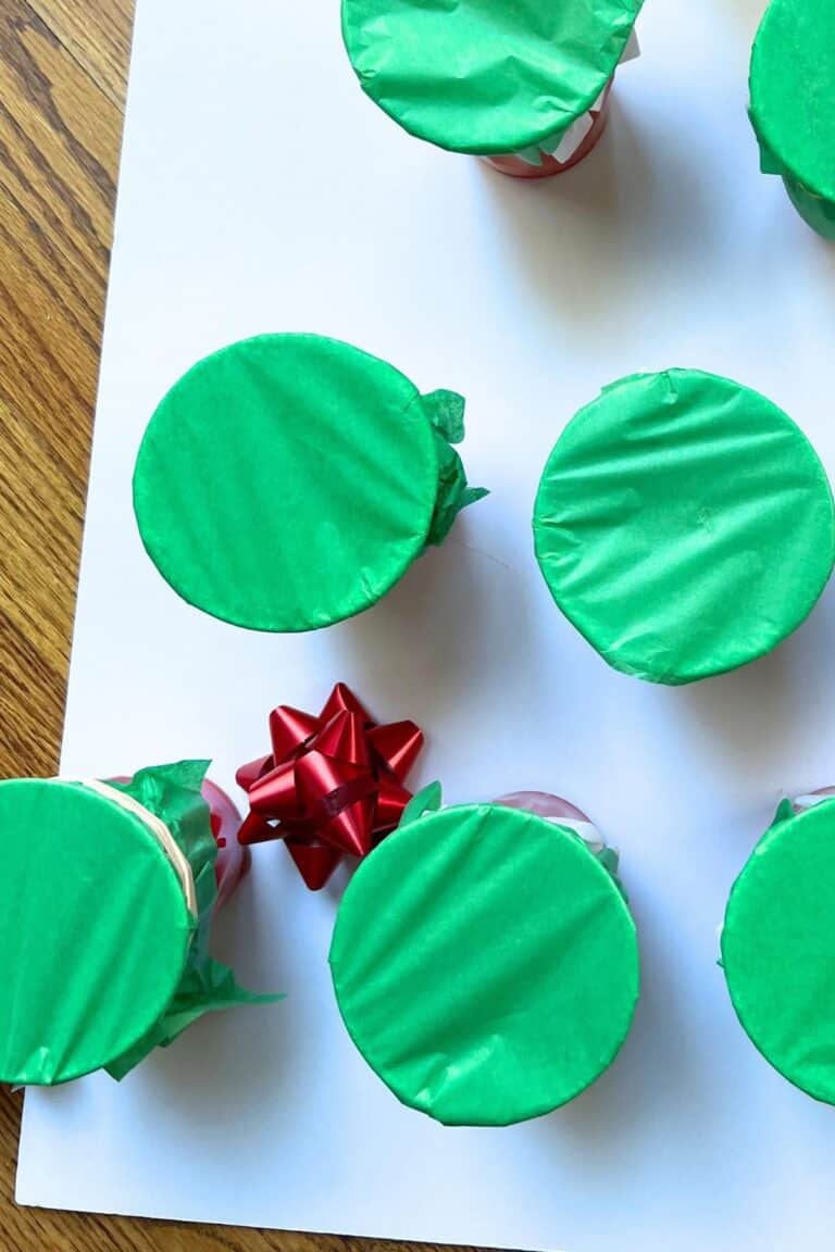 Easy Christmas Tree Punch Cup Game For Kids - Crafty Art Ideas
