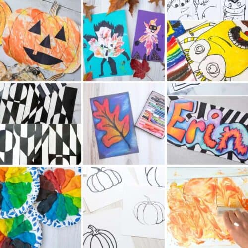 20+ Unique Fall Art Projects For Elementary Students - Crafty Art Ideas