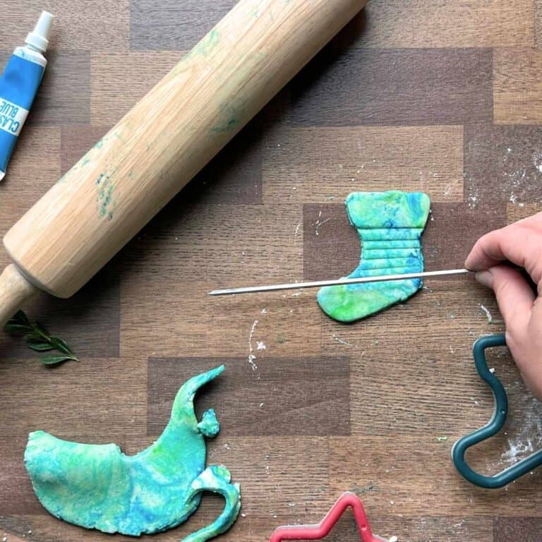 How To Make Colored Salt Dough Christmas Ornaments With Kids - Crafty ...