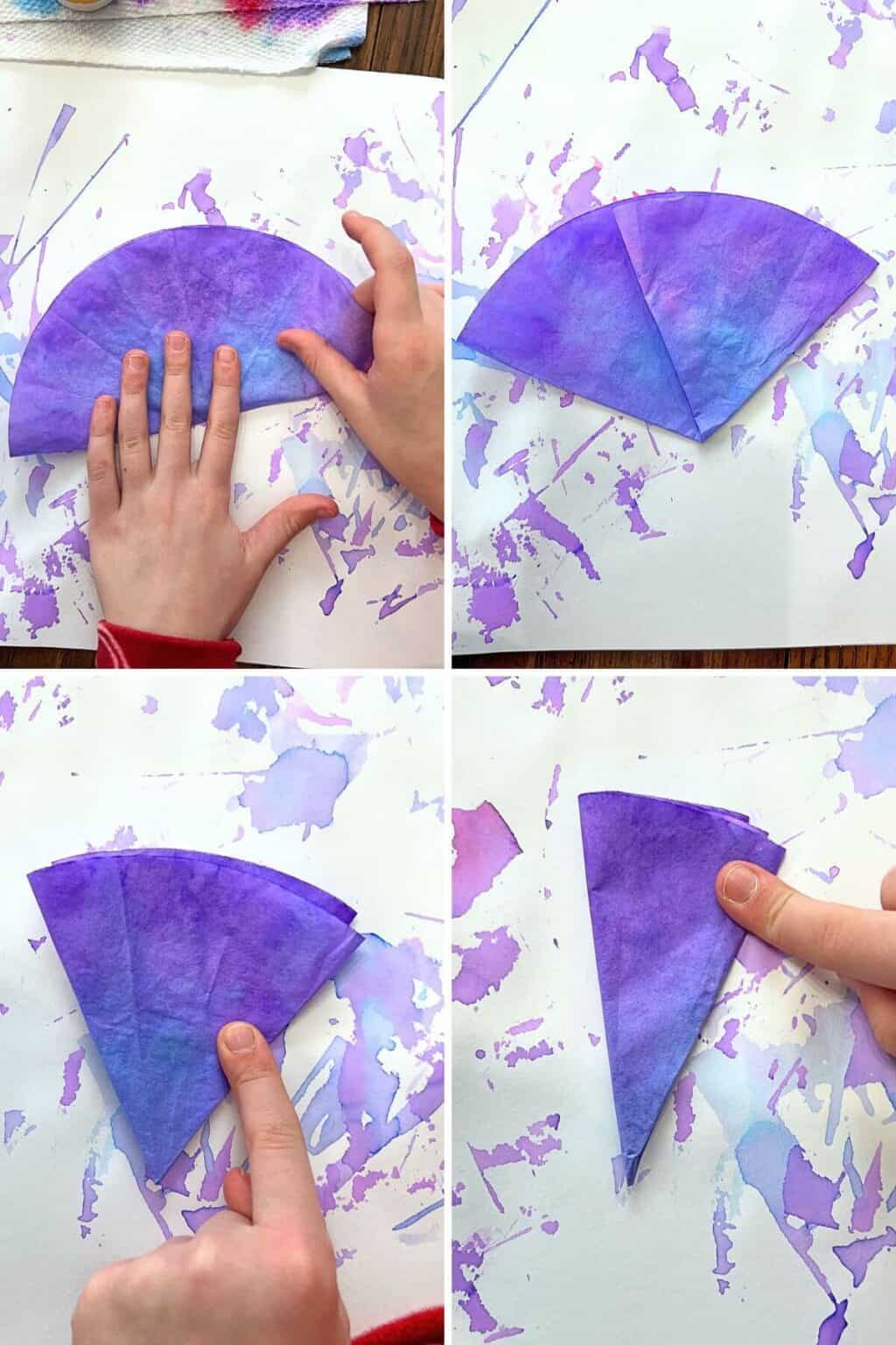 How To Make Creative Coffee Filter Snowflakes - Crafty Art Ideas