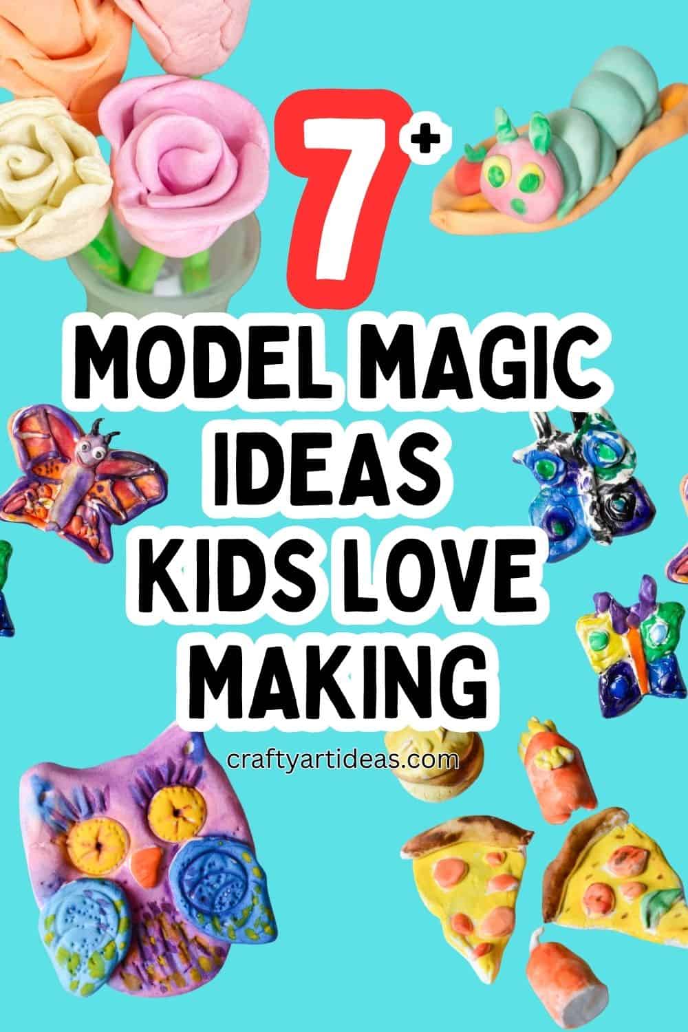 7+ Cute Model Magic Ideas Kids Will Love Making - Crafty Art Ideas